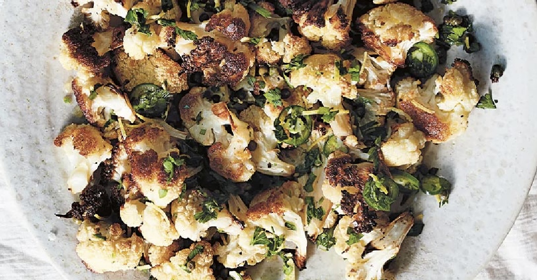 Roasted Cauliflower with Drizzled Pine Nuts Nmami Life